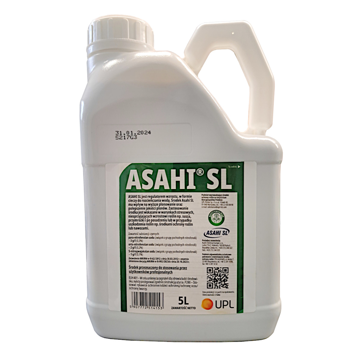 Asahi 5l regulator wzrostu